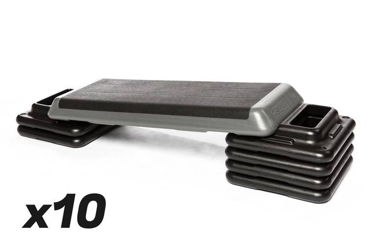 ORIGINAL STEP / UNIVERSAL - 10-PACK (SILVER/BLACK) | Step Fitness